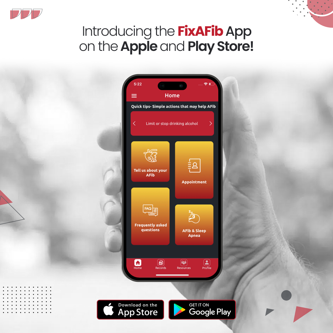 Introducing the FixAfib App on the Apple and Play Store - FixAFib